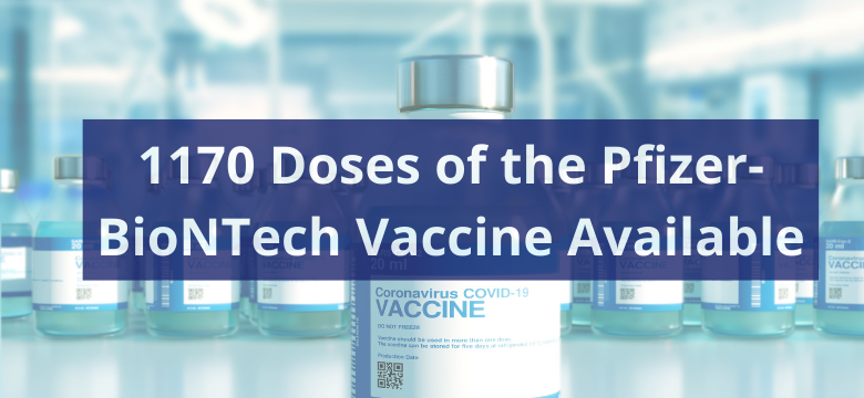 1170 Doses of the Pfizer-BioNTech Vaccine Available | Government of Bermuda